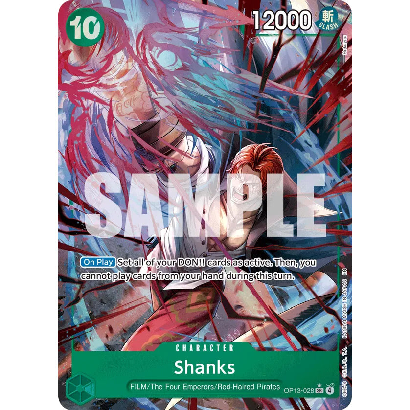 OPCG [OP13-028 SR] Shanks (Alternate Art) – Bento Gaming