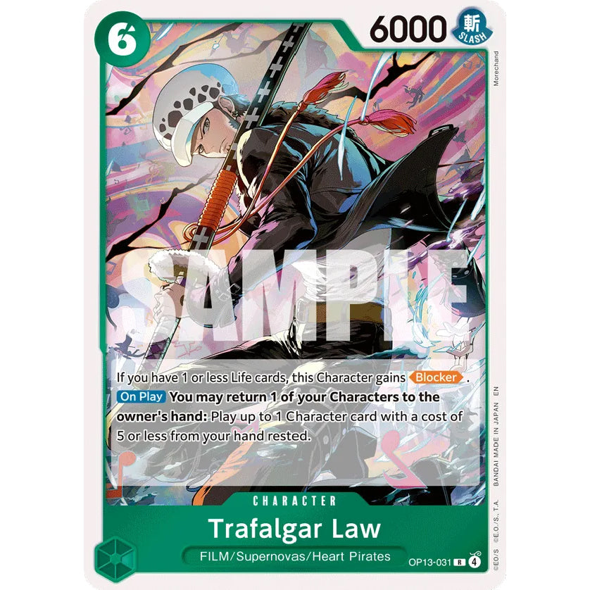 OPCG [OP13-031 R] Trafalgar Law – Bento Gaming