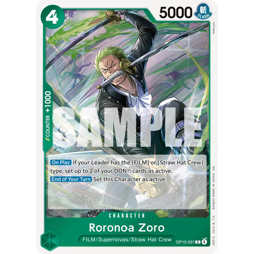OPCG [OP13-037 R] Roronoa Zoro – Bento Gaming