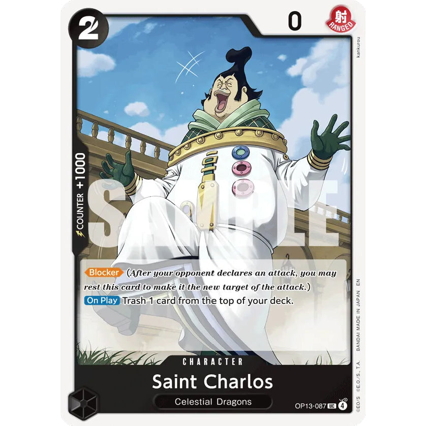 OPCG [OP13-087 UC] Saint Charlos – Bento Gaming