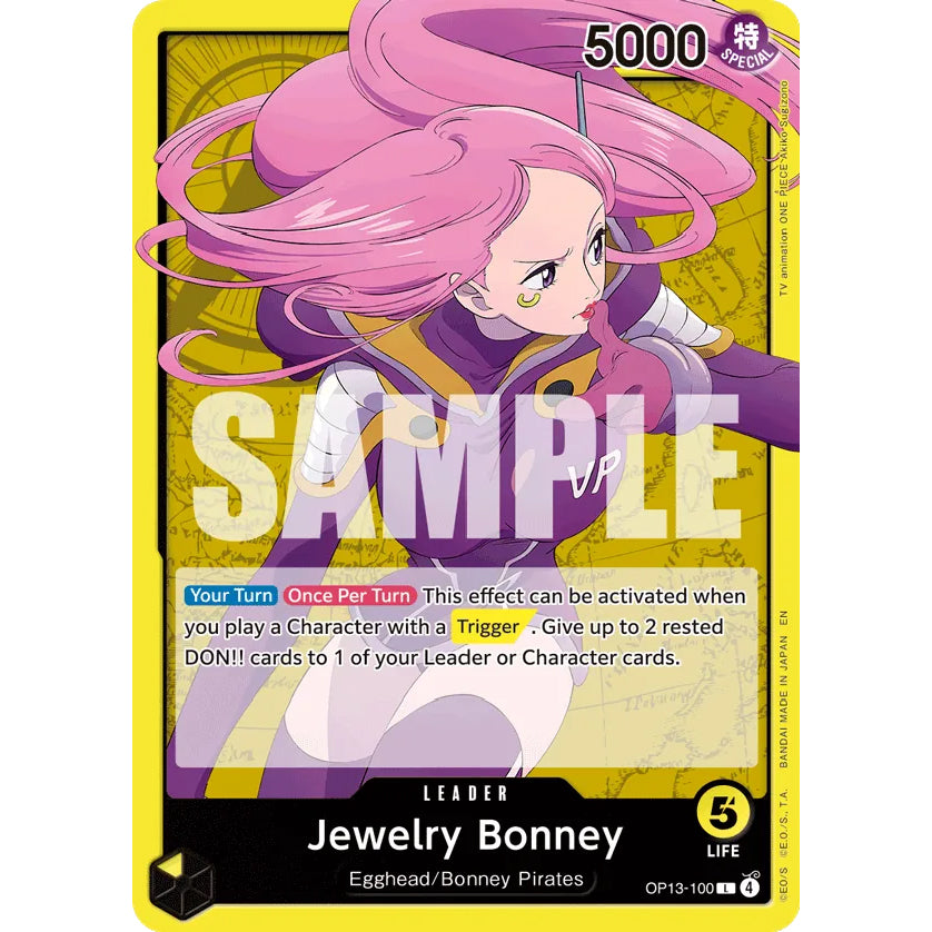 OPCG [OP13-100 L] Jewelry Bonney – Bento Gaming