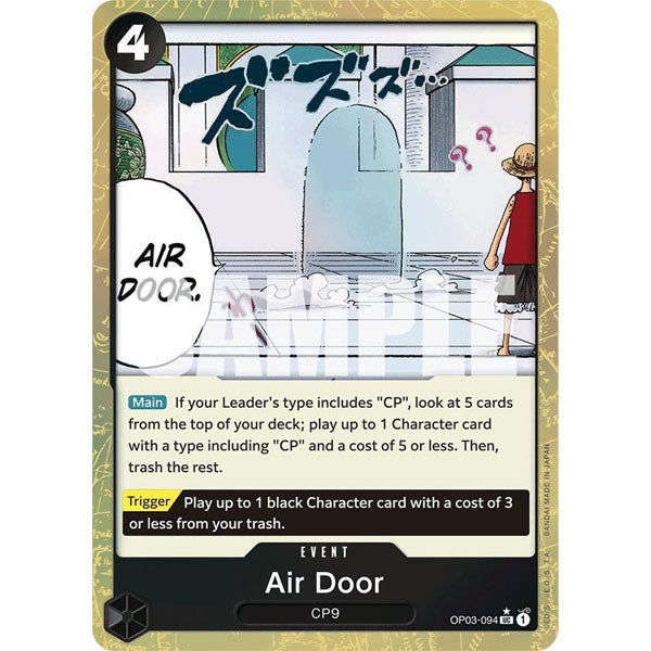 OPCG [PRB01-OP03-094 UC] Air Door (Textured Foil) – Bento Gaming