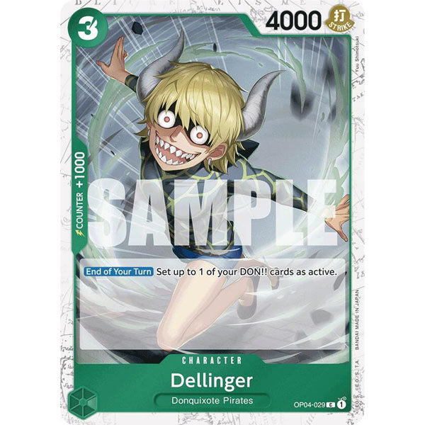 OPCG [PRB01-OP04-029 C] Dellinger (Jolly Roger Foil) – Bento Gaming