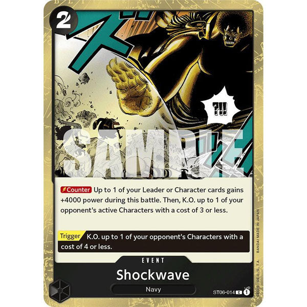 OPCG [PRB01-ST06-014 C] Shockwave (Jolly Roger Foil) – Bento Gaming