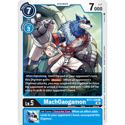 DCG [BT11-028 U] MachGaogamon – Bento Gaming