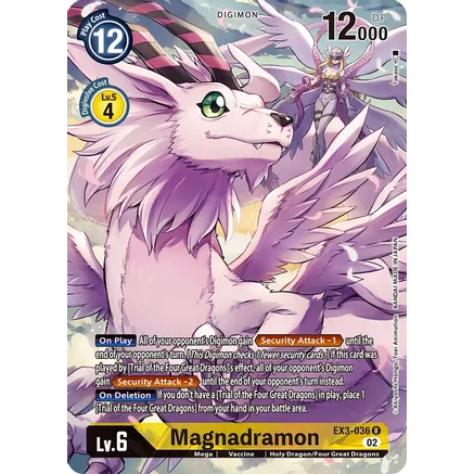 DCG [EX3-036 R] Magnadramon (Alternate Art) – Bento Gaming