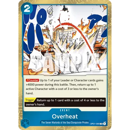 OPCG [OP01-086 R] Overheat – Bento Gaming